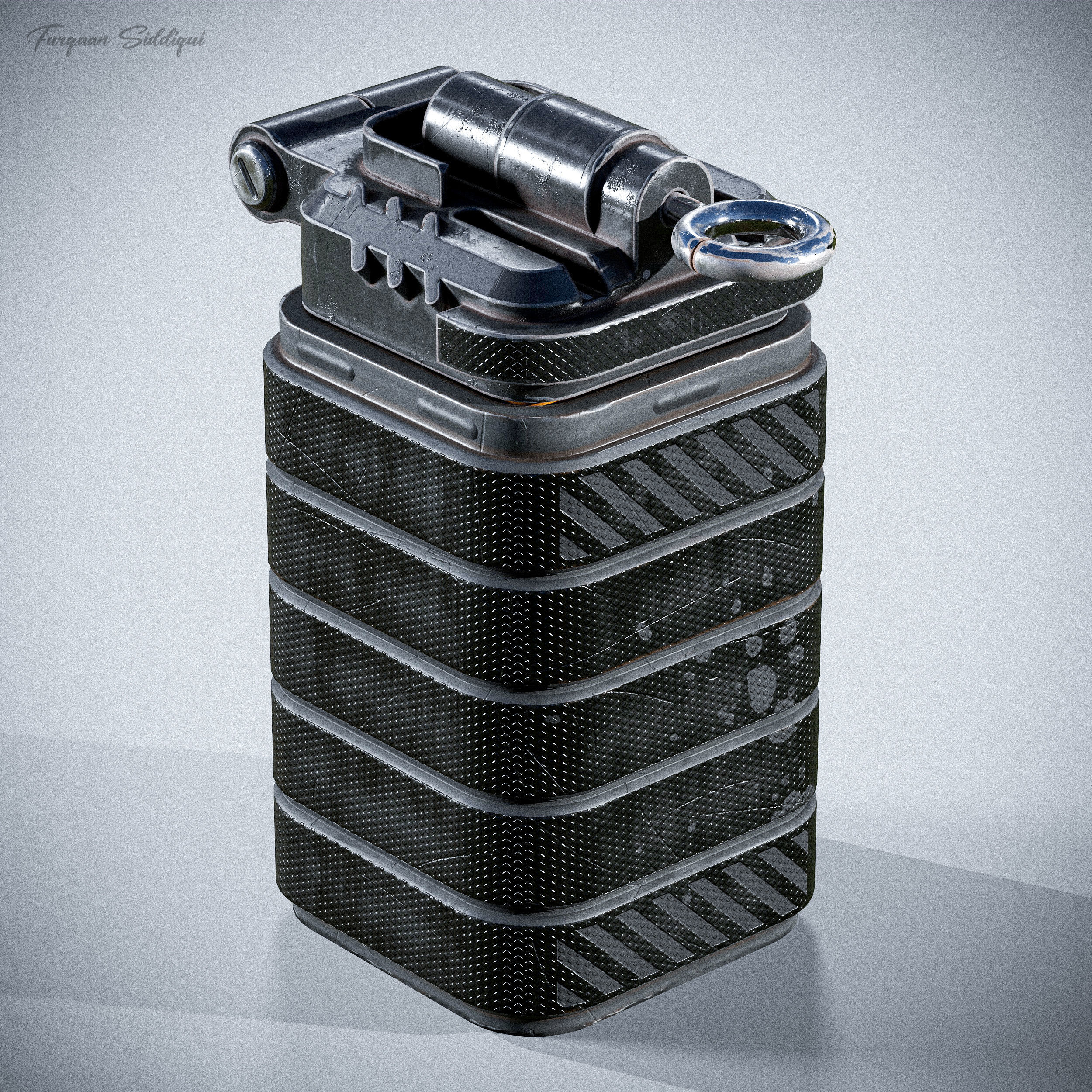 3D model Sci-fi Bulky Frag Grenade VR / AR / low-poly | CGTrader