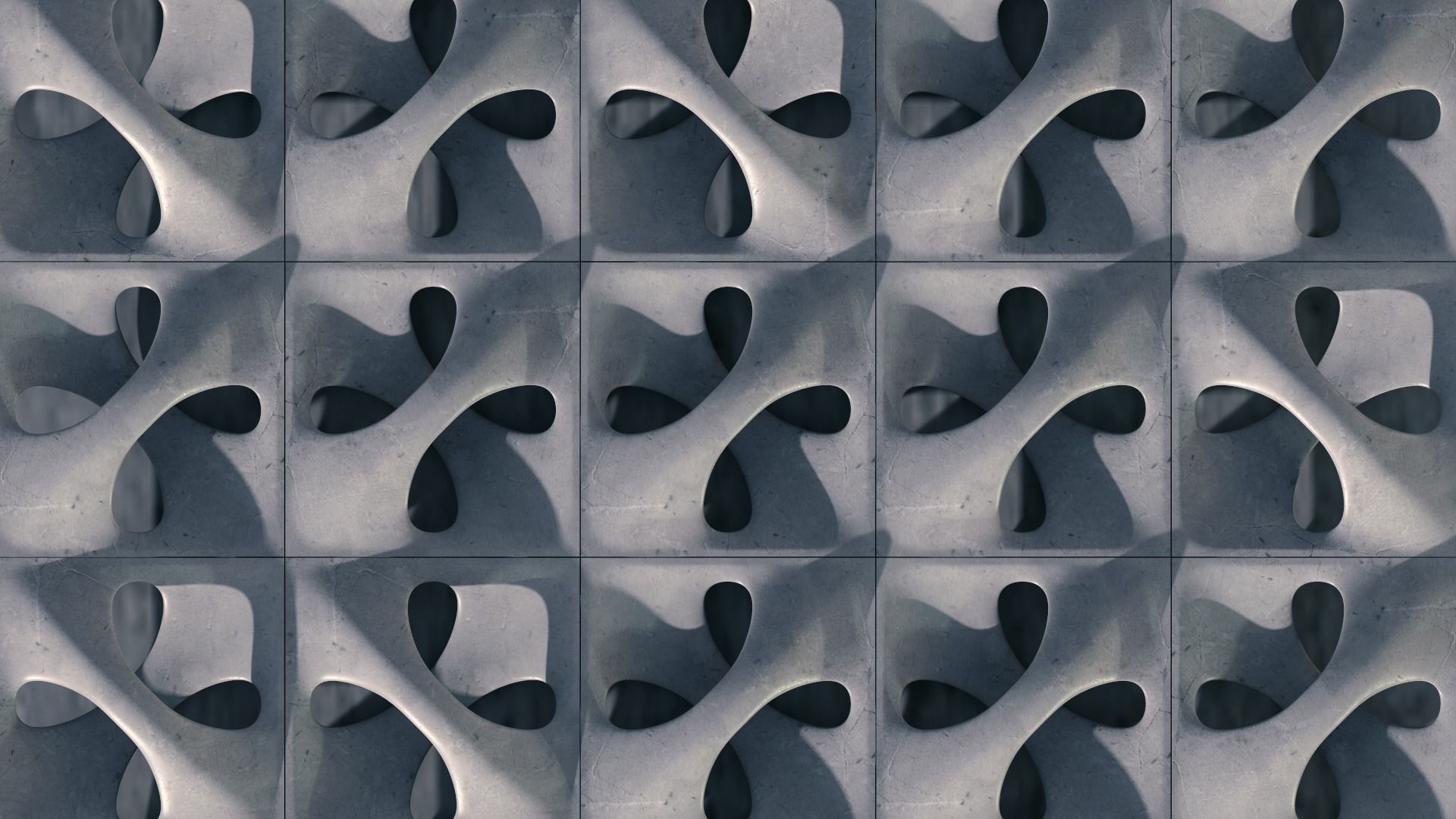 3D model Erwin Hauer Matrix 54 VR / AR / low-poly | CGTrader