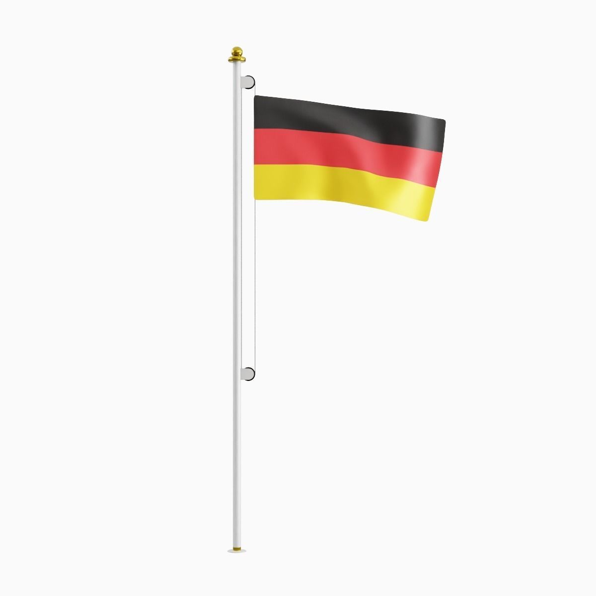 3D model Flag of the Germany VR / AR / low-poly | CGTrader