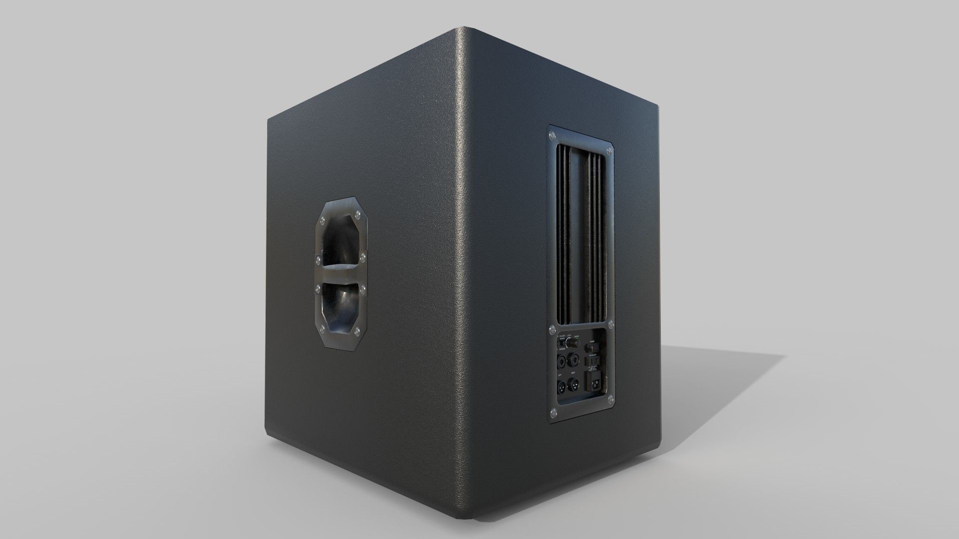3D model Bass Speaker VR / AR / low-poly | CGTrader