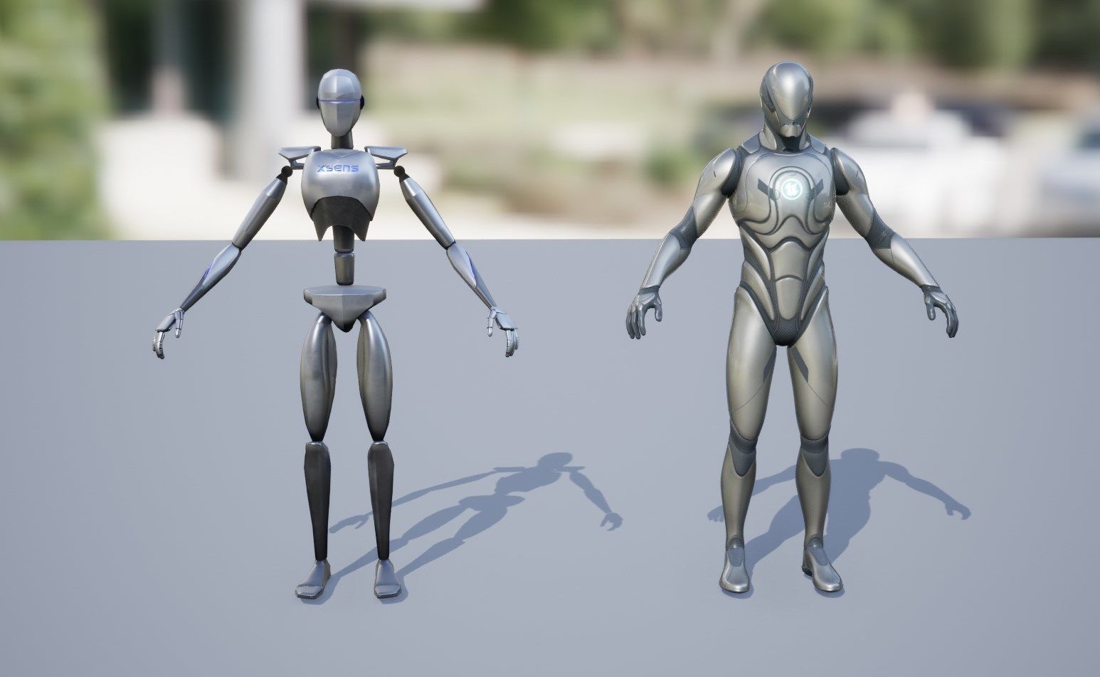 XSENS Mocap Retarget Project for Unreal Engine free VR / AR / low-poly 3D model animated rigged ...