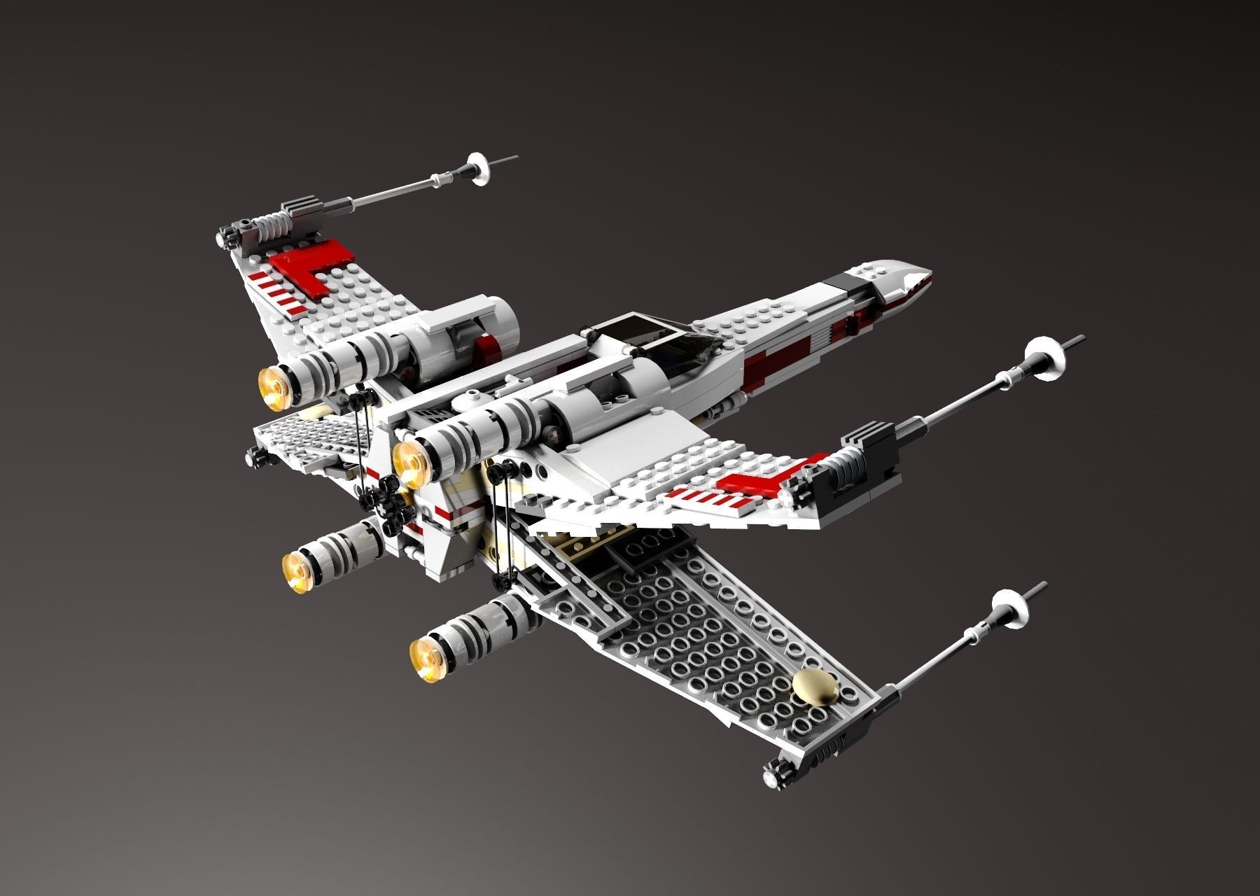 LEGO SW X-Wing 3D model | CGTrader