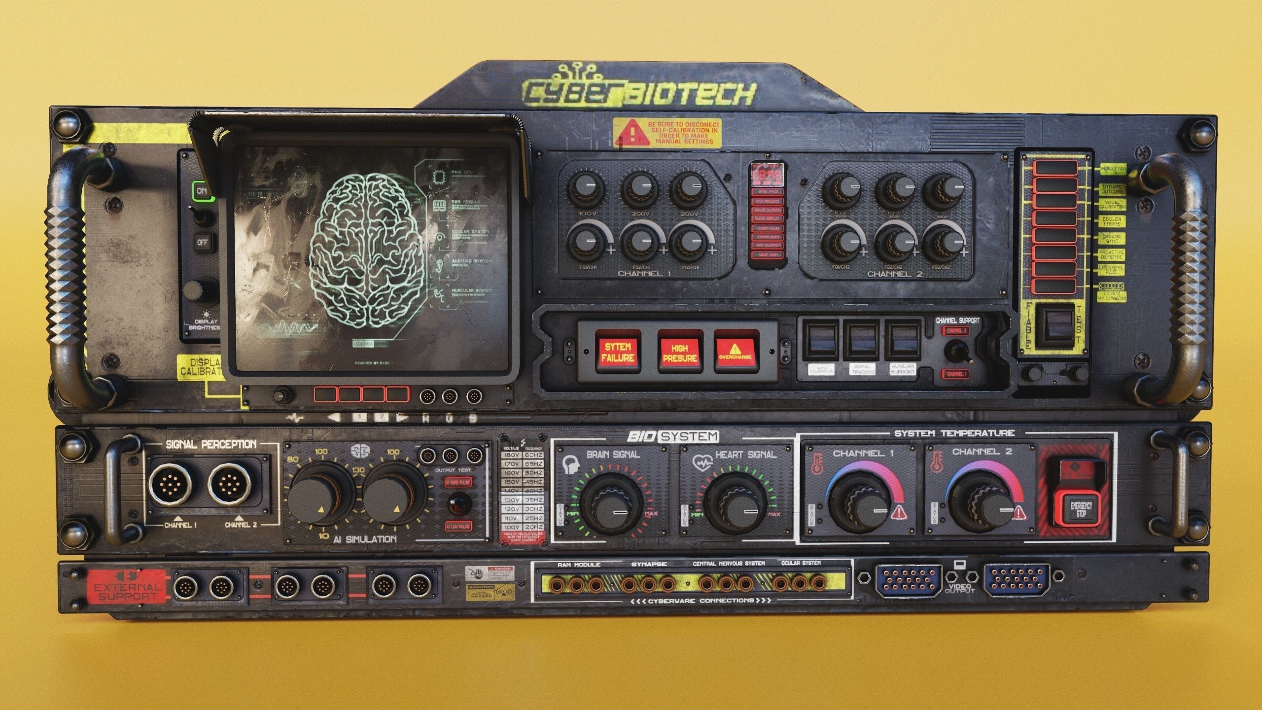 3D model SCI-FI Console BIOX23001 VR / AR / low-poly | CGTrader