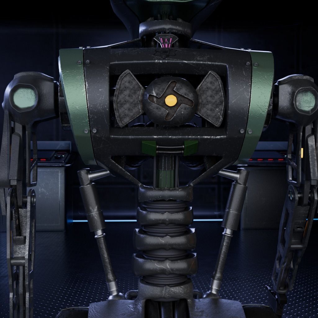 sci fi android robot 3D model | CGTrader