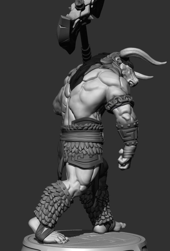 Minotaur Boss 3D model 3D printable | CGTrader