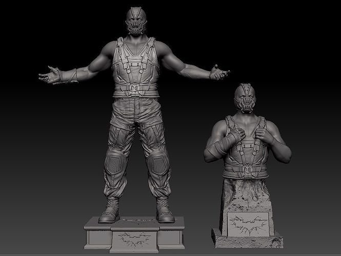 Dark Knight Rises Bane 3D model 3D printable | CGTrader