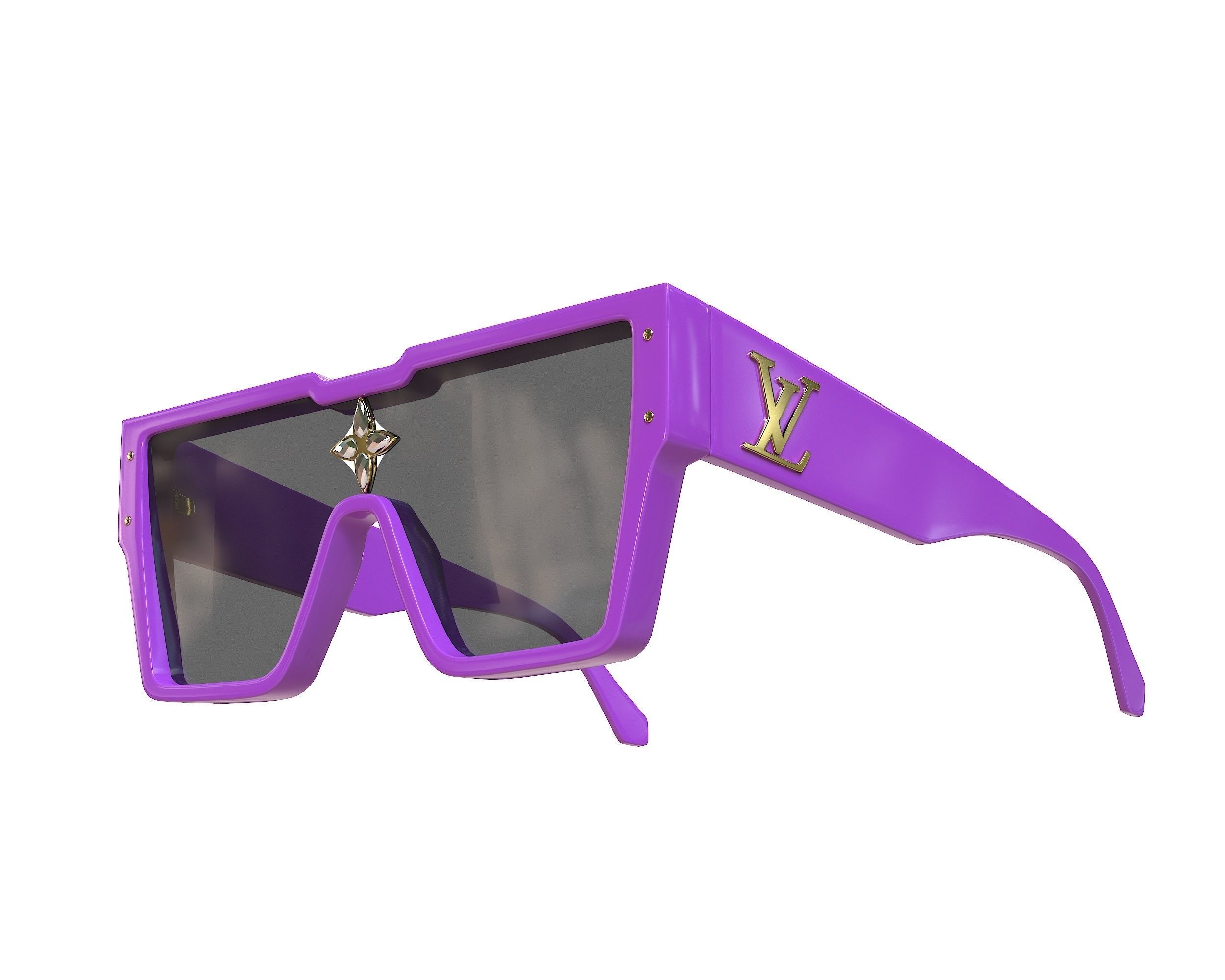 3D model Louis Vuitton Cyclone Sunglasses VR / AR / low-poly | CGTrader