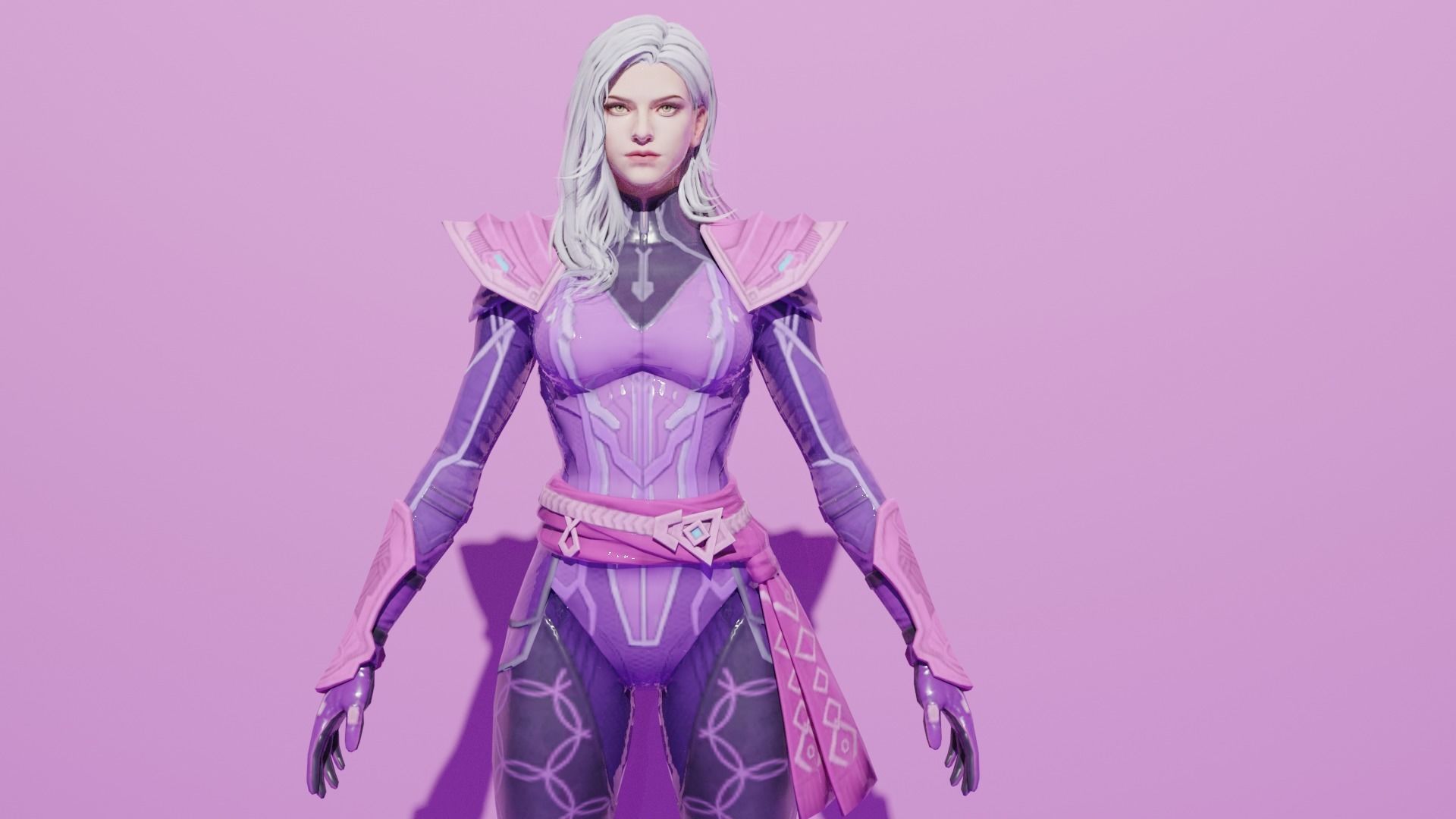 Clea 3d model female character in fortnite 3D model rigged | CGTrader