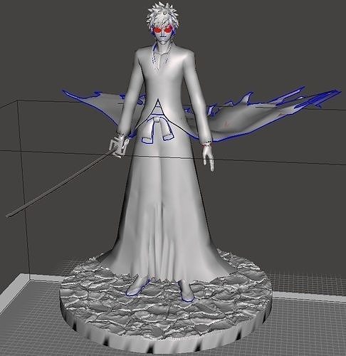 Ichigo statue of anime character 3D model 3D printable | CGTrader