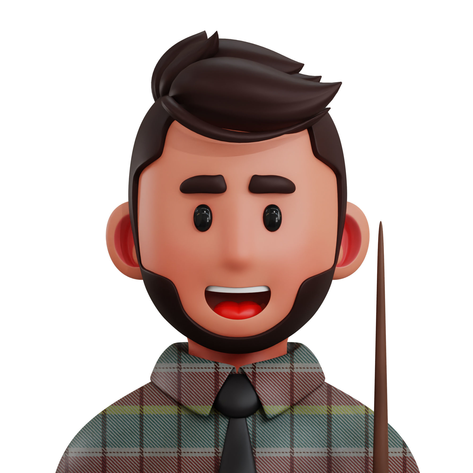 3D model 3d avatar profession as Teacher VR / AR / low-poly | CGTrader