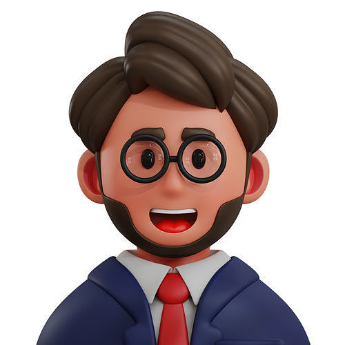3D model 3d avatar profession as Manager VR / AR / low-poly | CGTrader