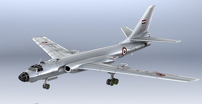 Tupolev Tu-16 Badger 3D model | CGTrader