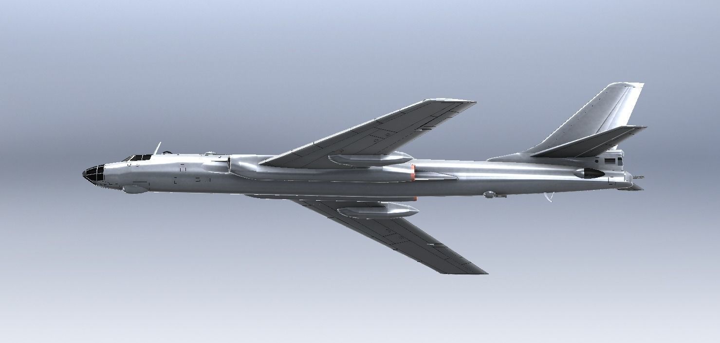 Tupolev Tu-16 Badger 3D model | CGTrader