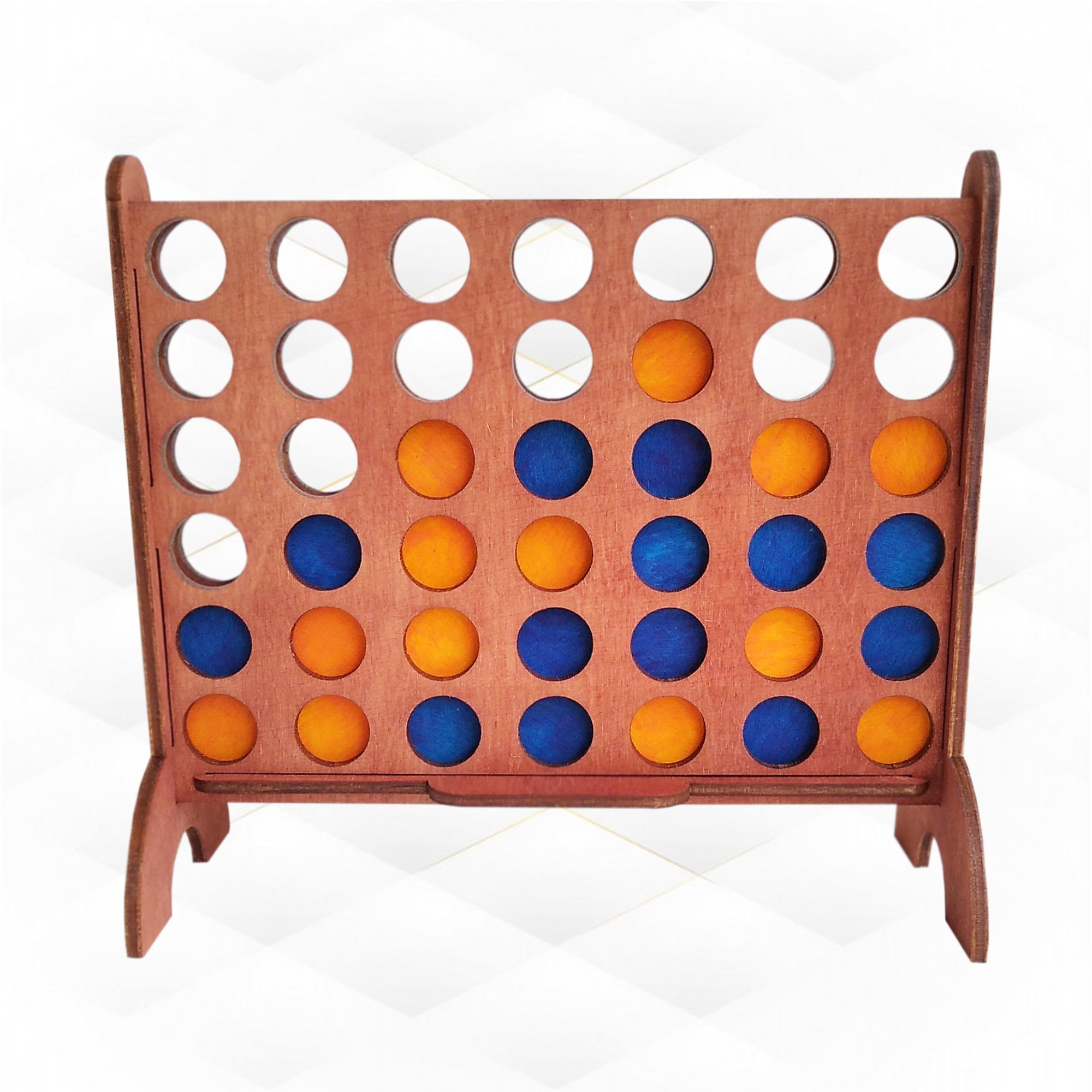 Connect 4 mini game for laser cutting 3D model 3D printable | CGTrader