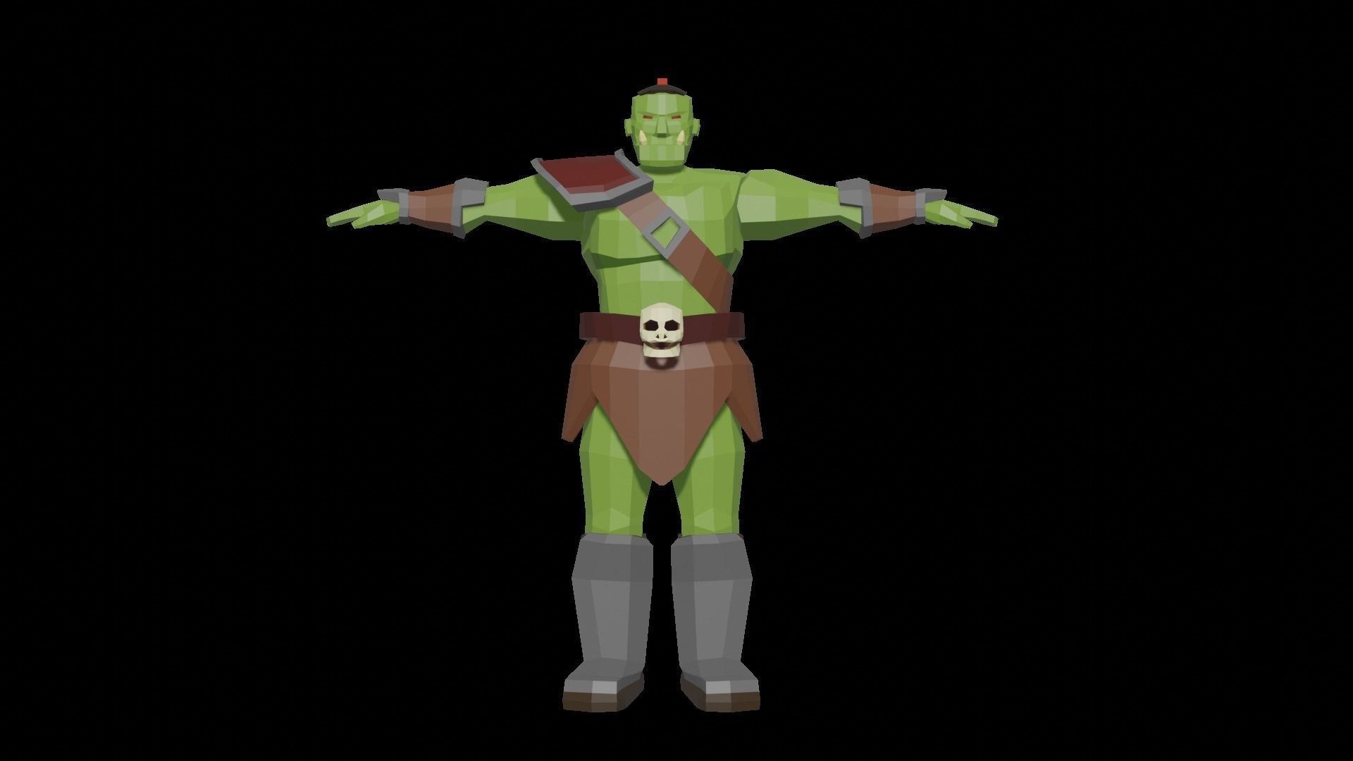3D model RPG Character Low-poly 3D model VR / AR / low-poly | CGTrader