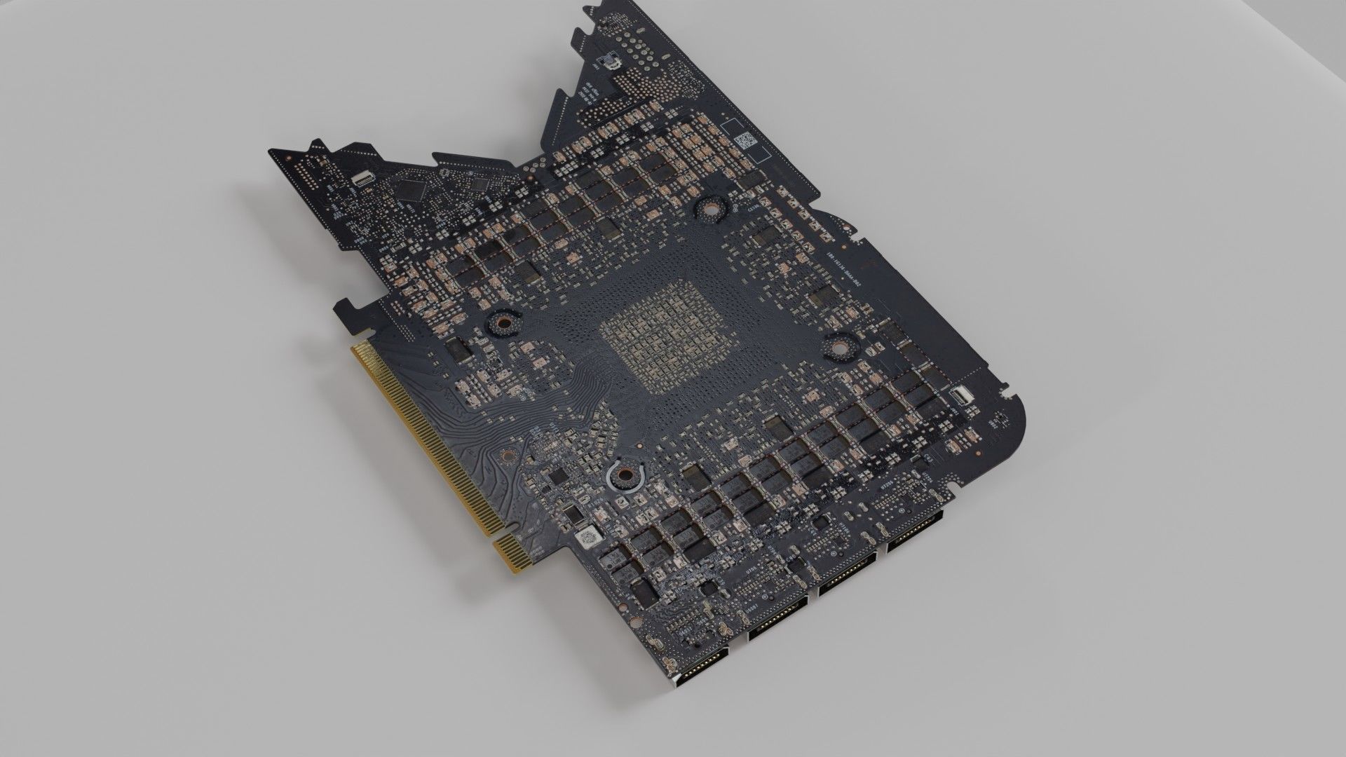 Nvidia GeForce RTX 4090 FE - no heatsink 3D model | CGTrader