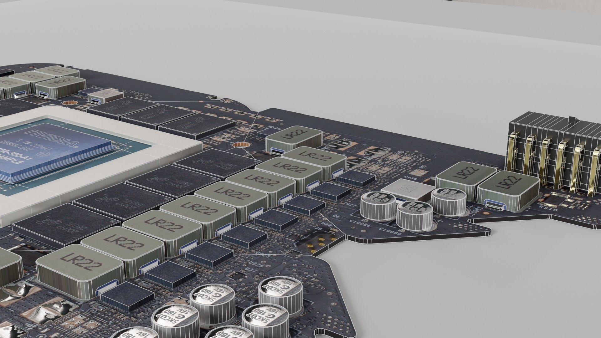 Nvidia GeForce RTX 4090 FE - no heatsink 3D model | CGTrader