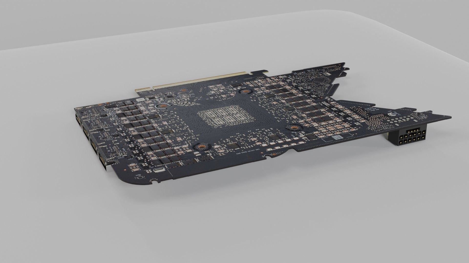 Nvidia GeForce RTX 4090 FE - no heatsink 3D model | CGTrader