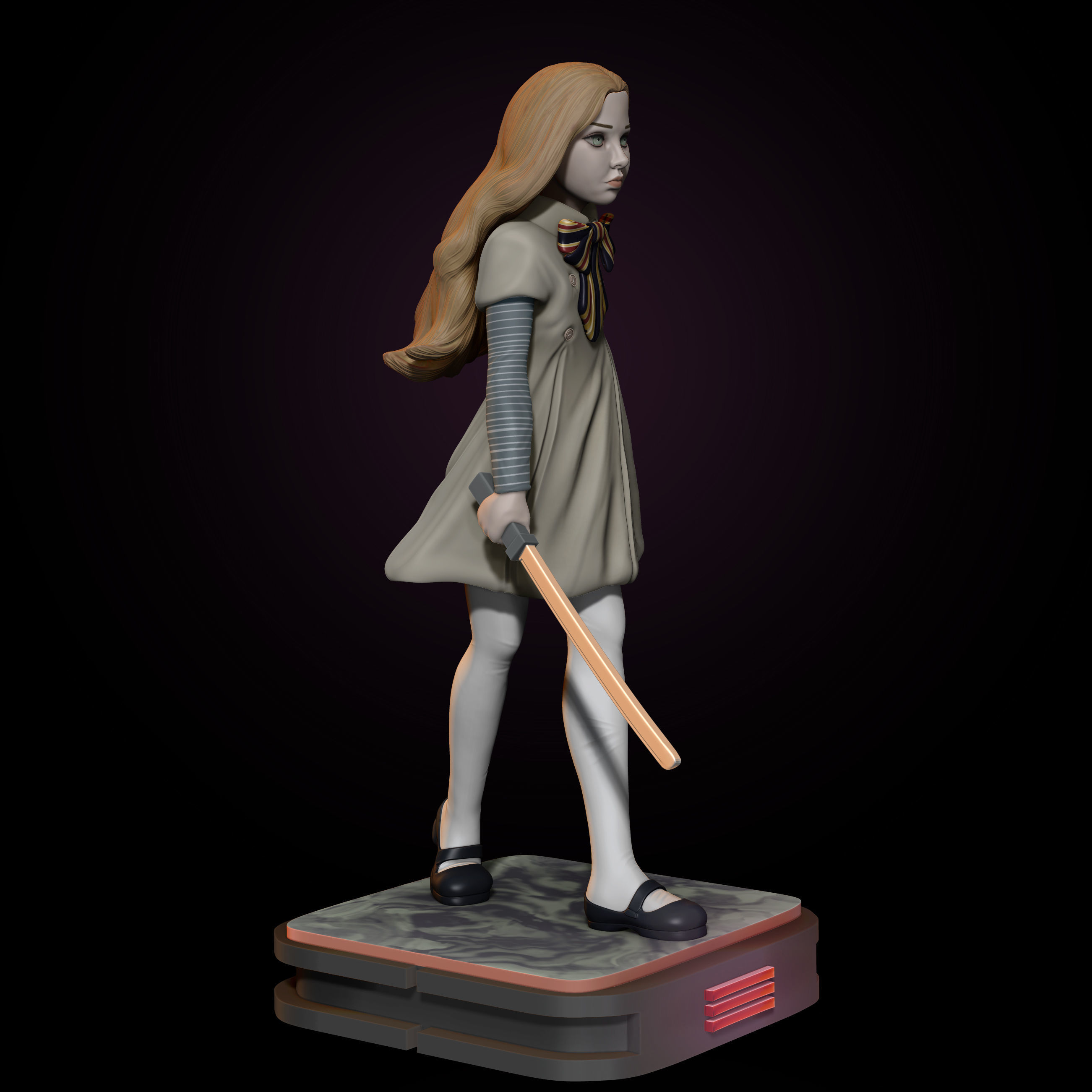 M3GAN harry potter figurine 3D model 3D printable | CGTrader