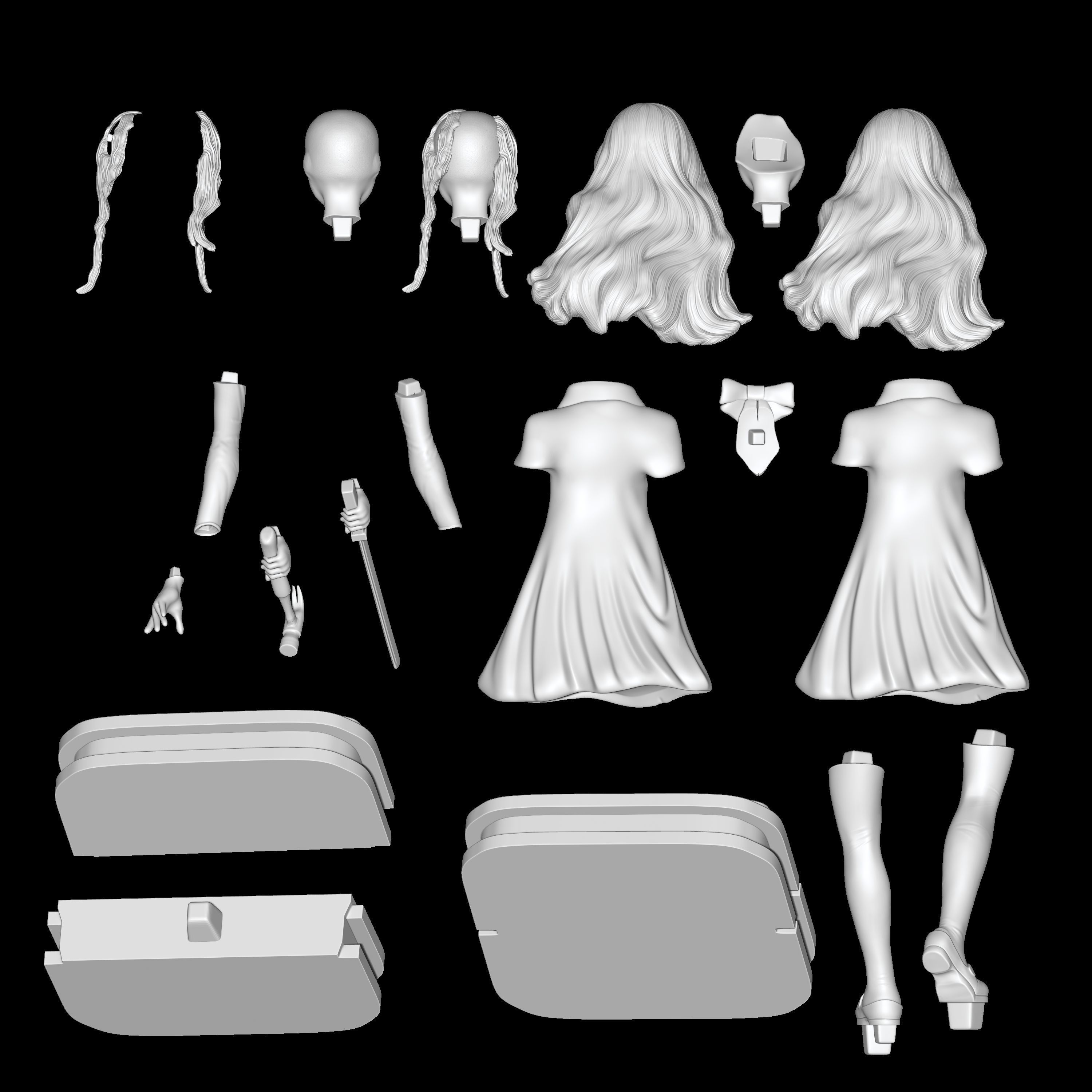 M3GAN 3D model 3D printable | CGTrader