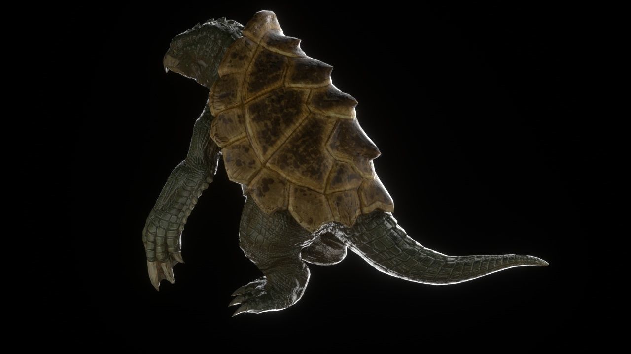 Turtle monster free 3D model | CGTrader