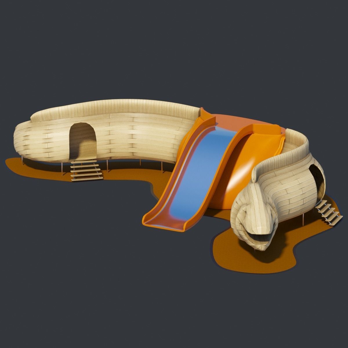 Murena playground 3D model | CGTrader