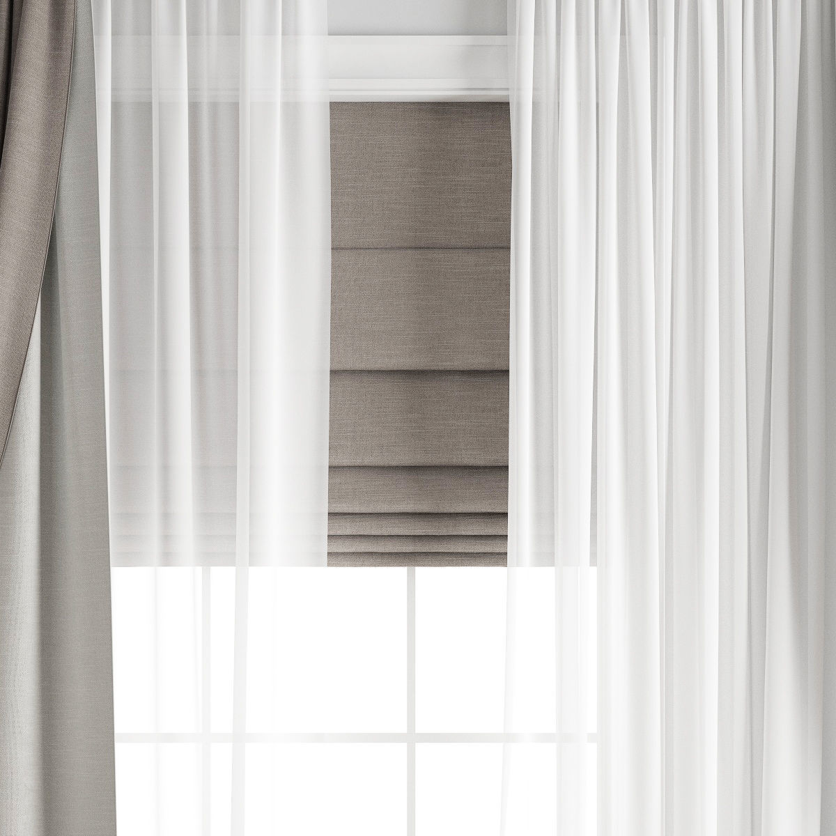 curtain 448 3D model | CGTrader