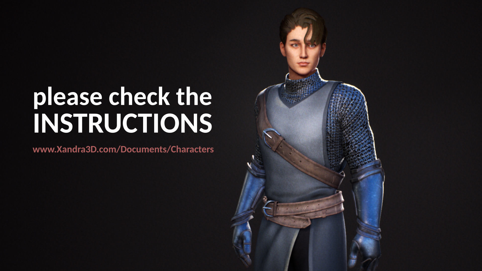 3D model M1 Warrior Guy Flynn - Customizable Game Character VR / AR ...