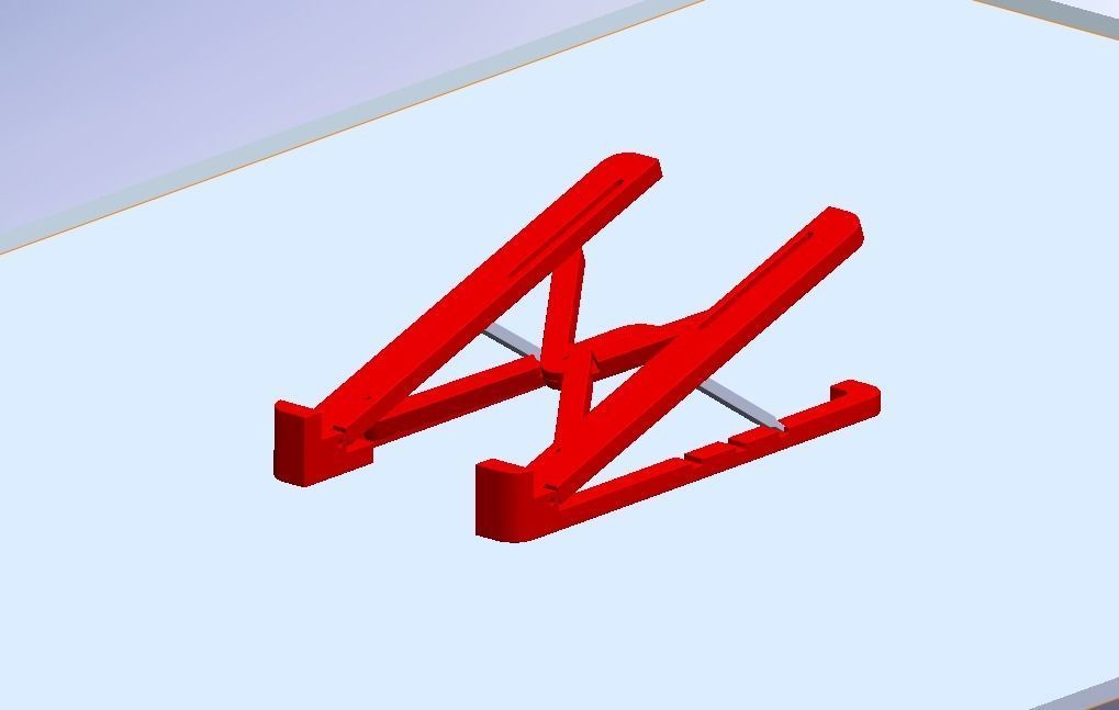 Foldable Compact Laptop Ipad Stand 3D model 3D printable | CGTrader