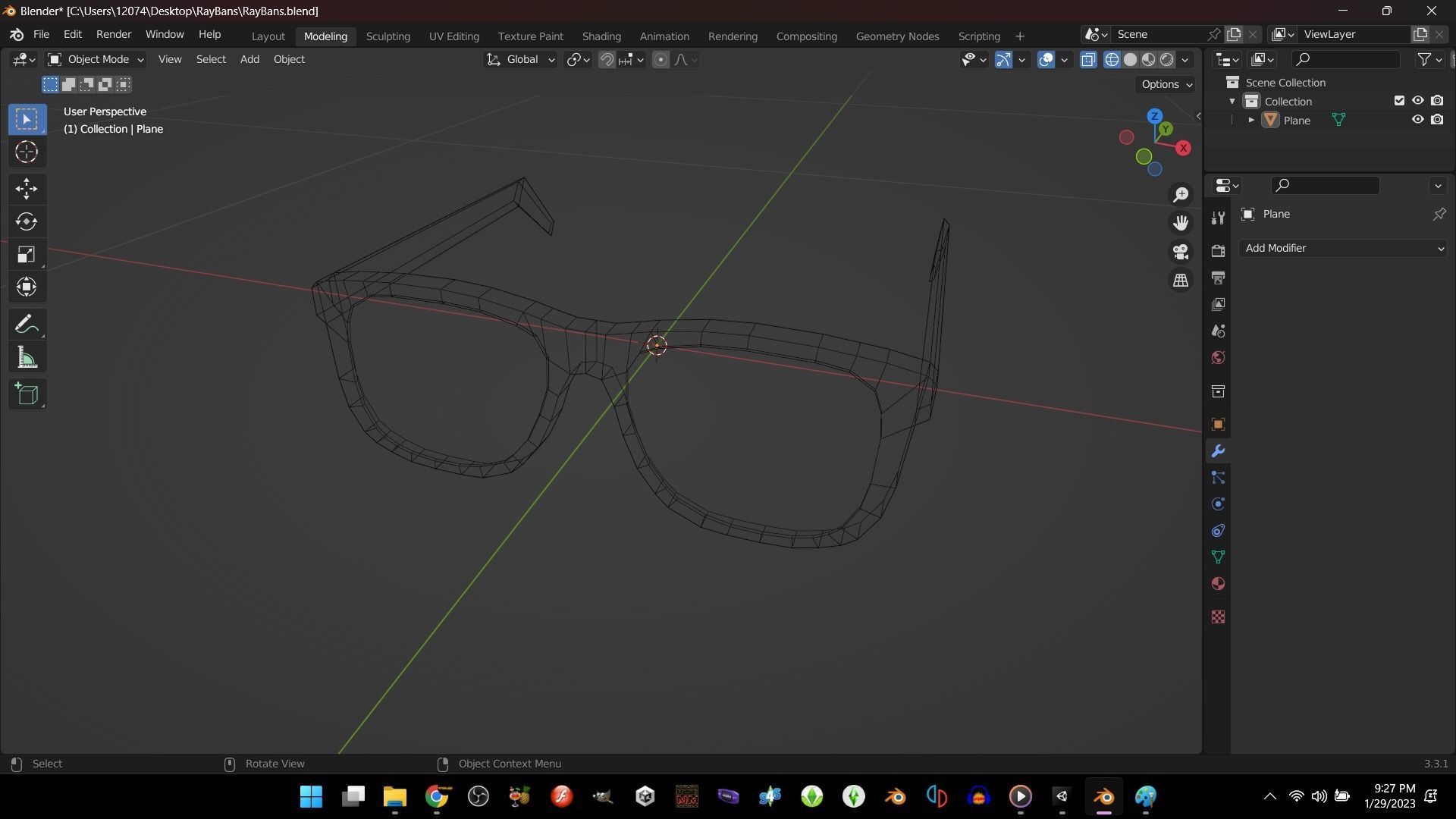 low poly ray bans free VR / AR / low-poly 3D model | CGTrader