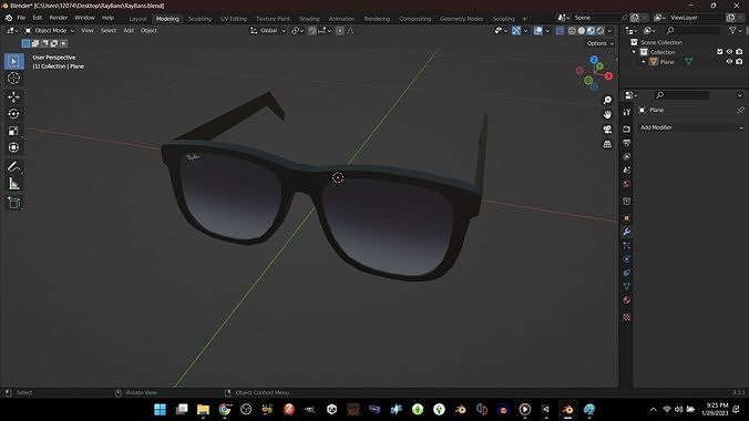 low poly ray bans free VR / AR / low-poly 3D model | CGTrader