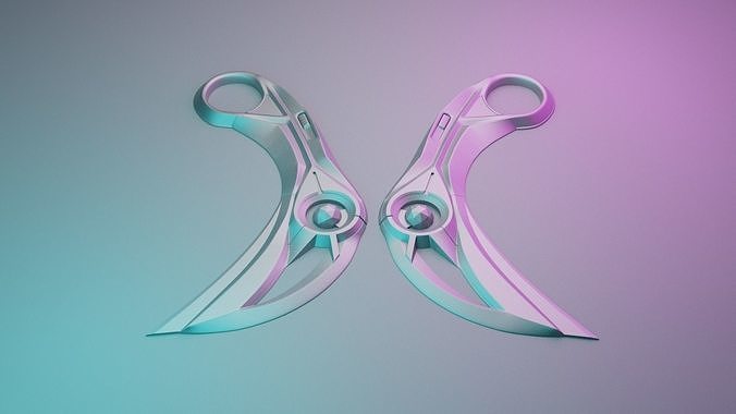 Valorant ION Karambit 3D model 3D printable | CGTrader