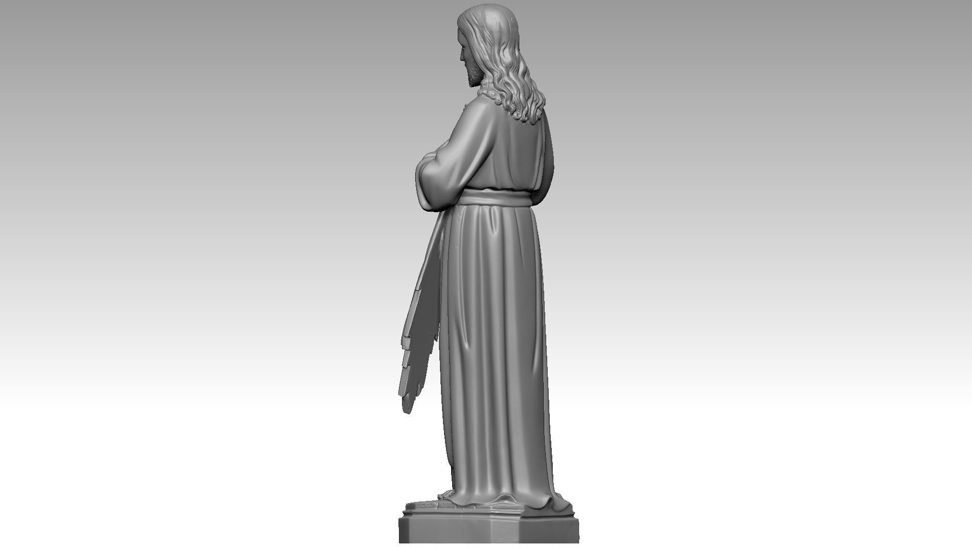 Jesus Christ - Devine Mercy 3D model 3D printable | CGTrader