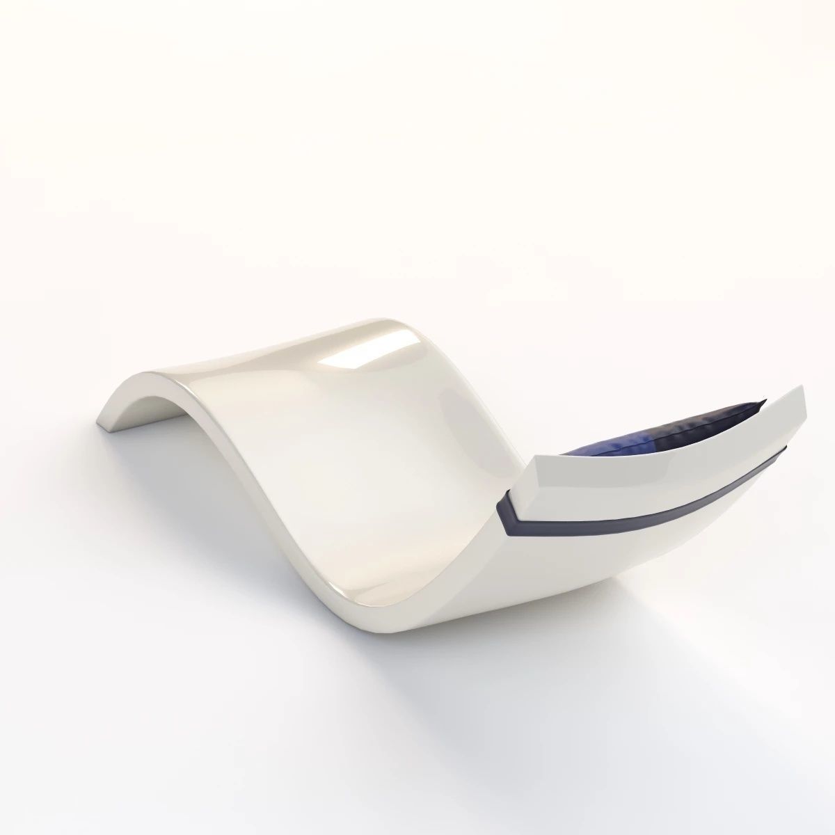 Ledge Lounger Pool Chaise 3D model | CGTrader