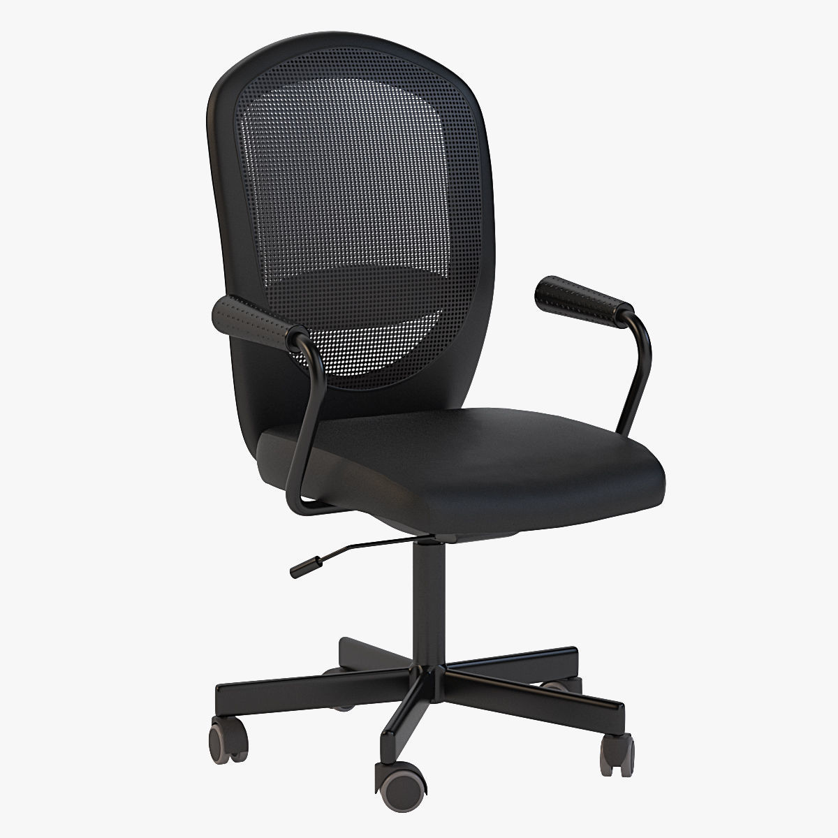 Ikea Flintan Nominell Swivel Chair With Armrests 3D model | CGTrader