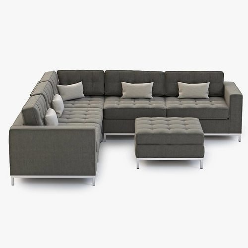 Gus Modern Jane Corner Sofa 3D model | CGTrader