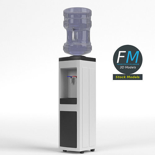 Rectangular water cooler 3D model | CGTrader