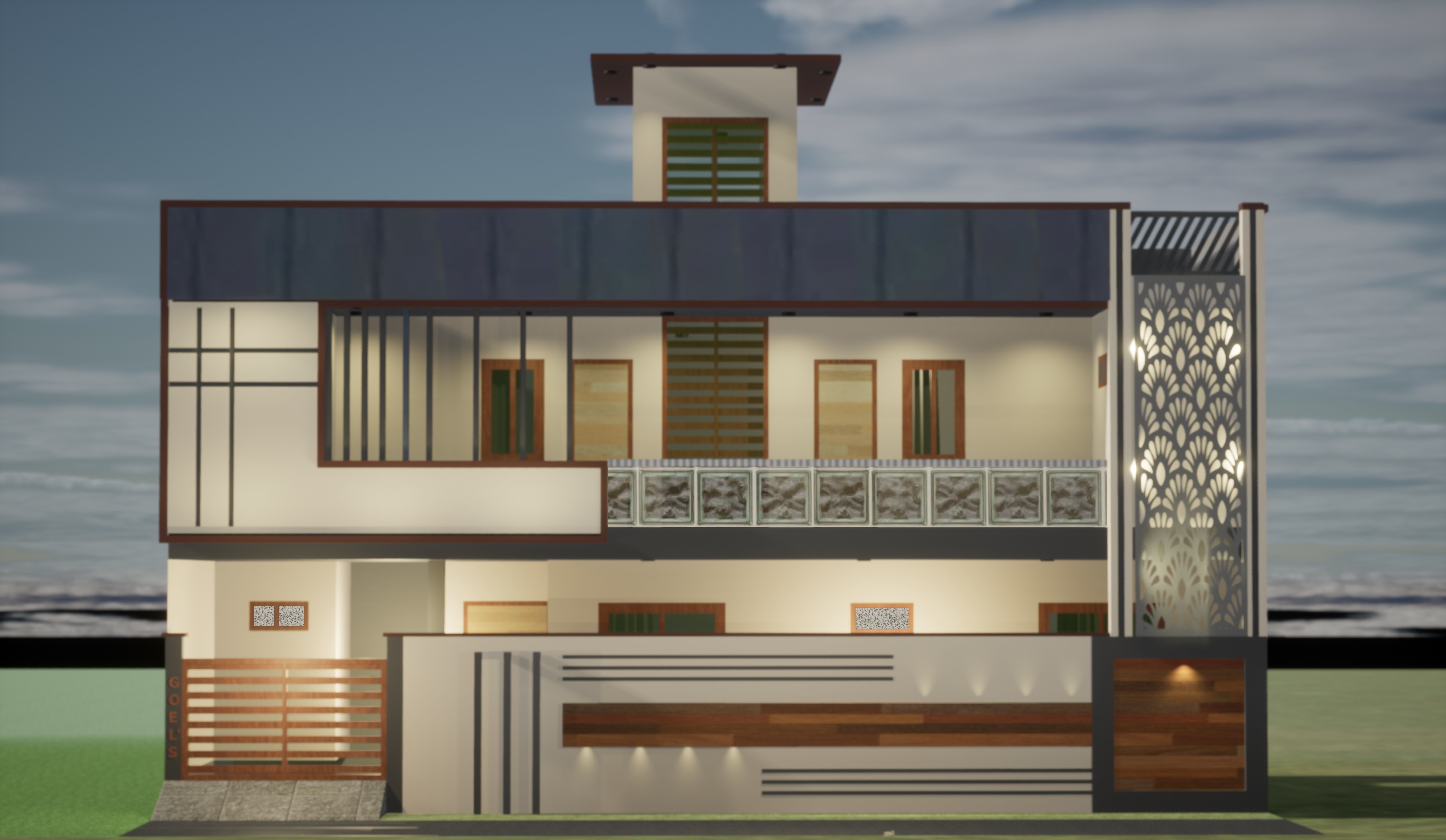 3D Duplex House 3D model | CGTrader