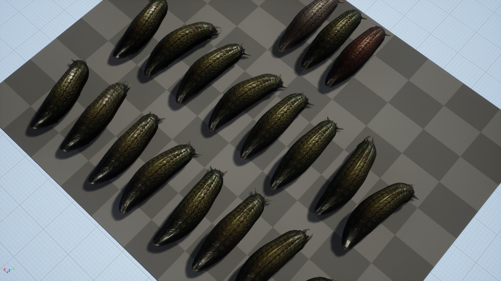 3D model Larvae creature1 VR / AR / low-poly | CGTrader