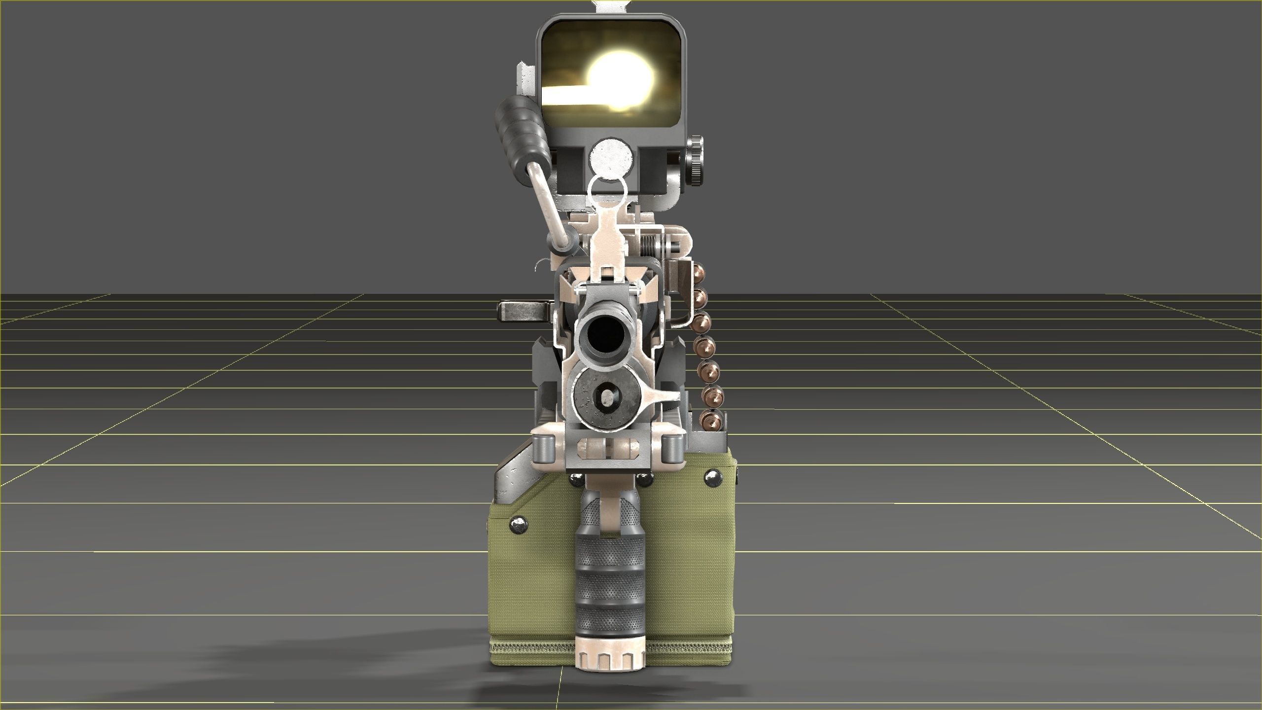 3D model FN Minmi MK3 with MGRS VR / AR / low-poly | CGTrader