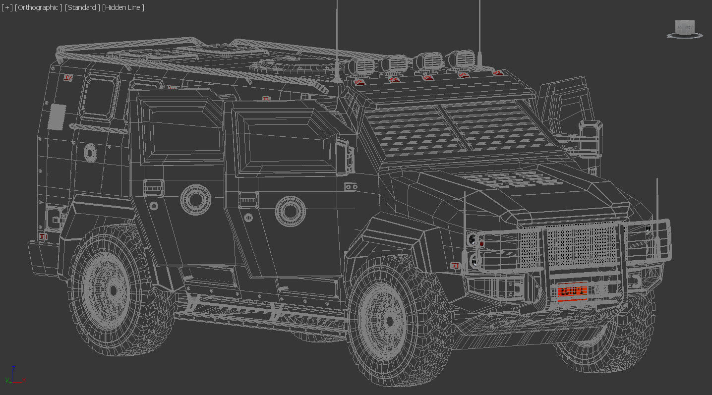 Armored van 3D model | CGTrader
