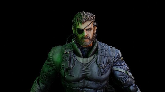 Snake Metal Gear Solid 3D model | CGTrader