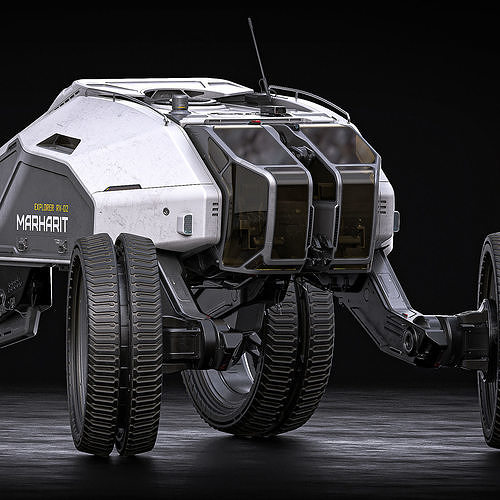 Mars Rover Explorer 3D model | CGTrader