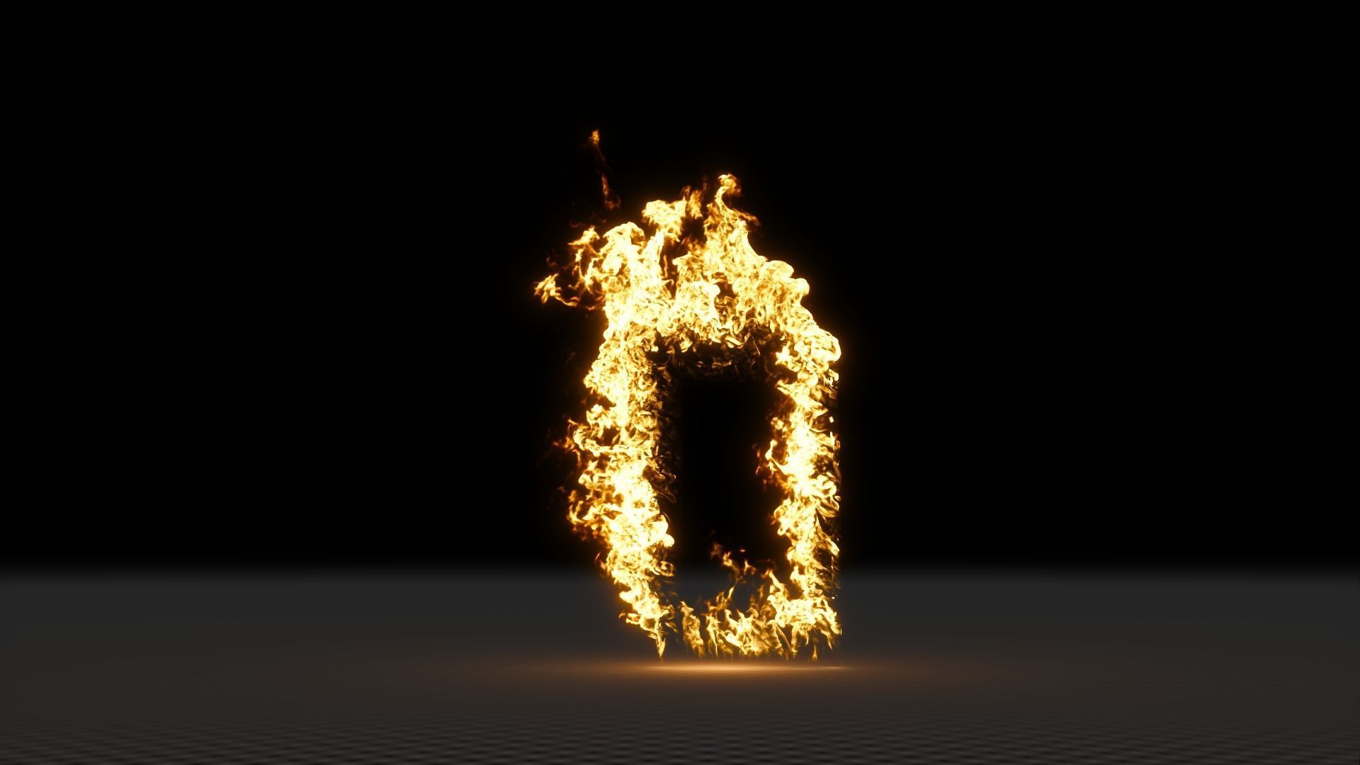 3D Fire Collection door on 3D model animated | CGTrader