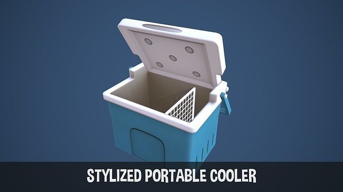 3D model Stylized Portable Cooler VR / AR / low-poly | CGTrader