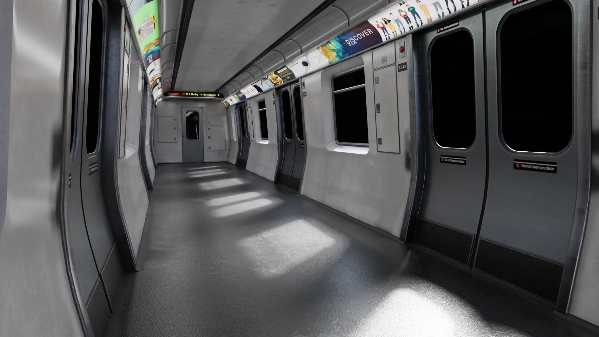 Subway Car Interior 8K and 4K Textures 3D model | CGTrader