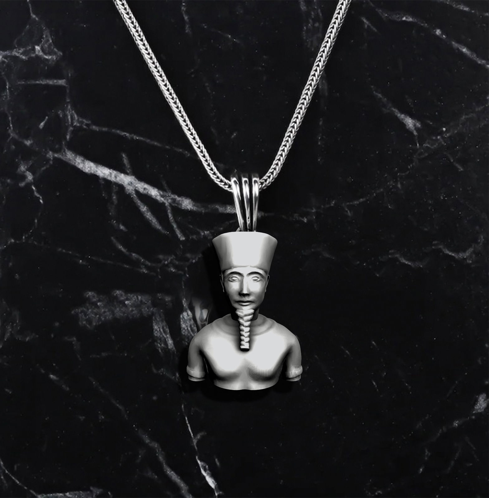 Egypt-god-Amun Pendant Egypt Pharaonic Art Necklace jewelry 3D model 3D ...