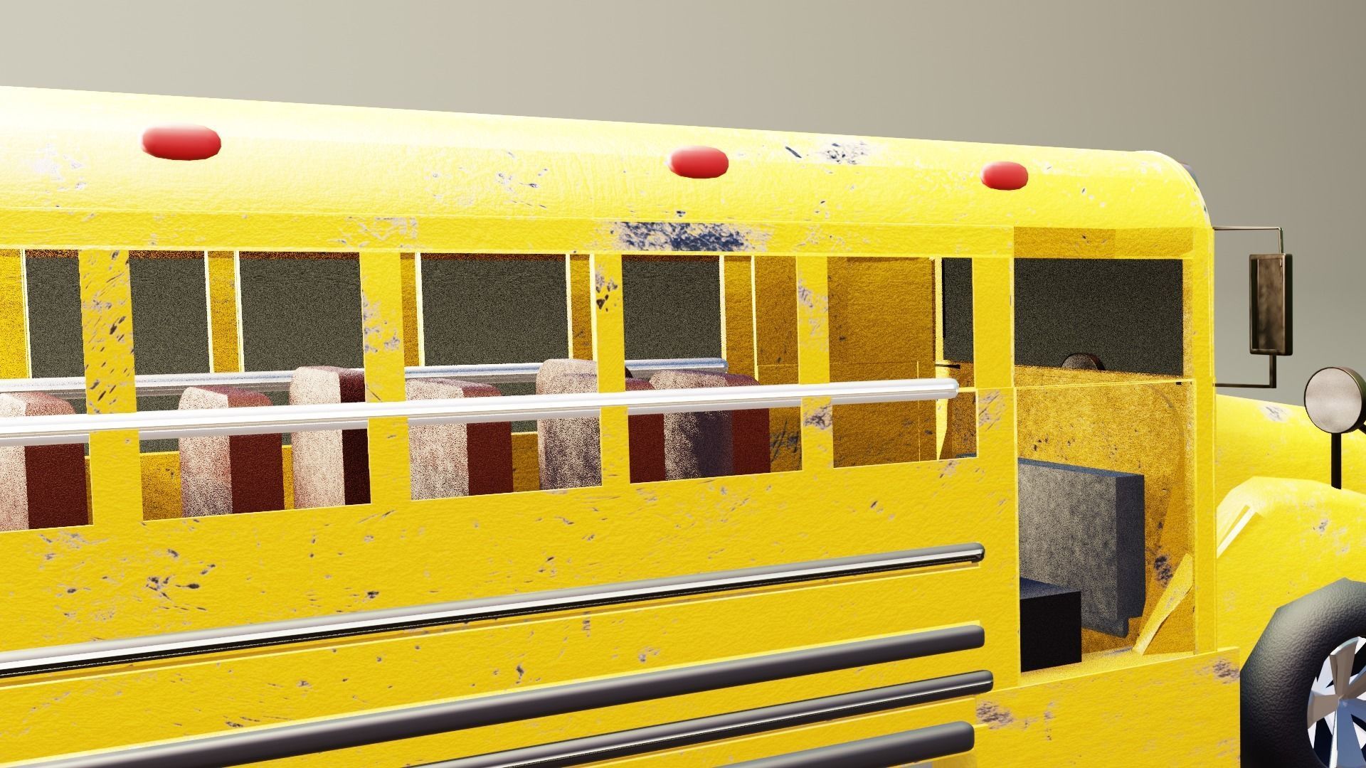 3D model school bus VR / AR / low-poly | CGTrader