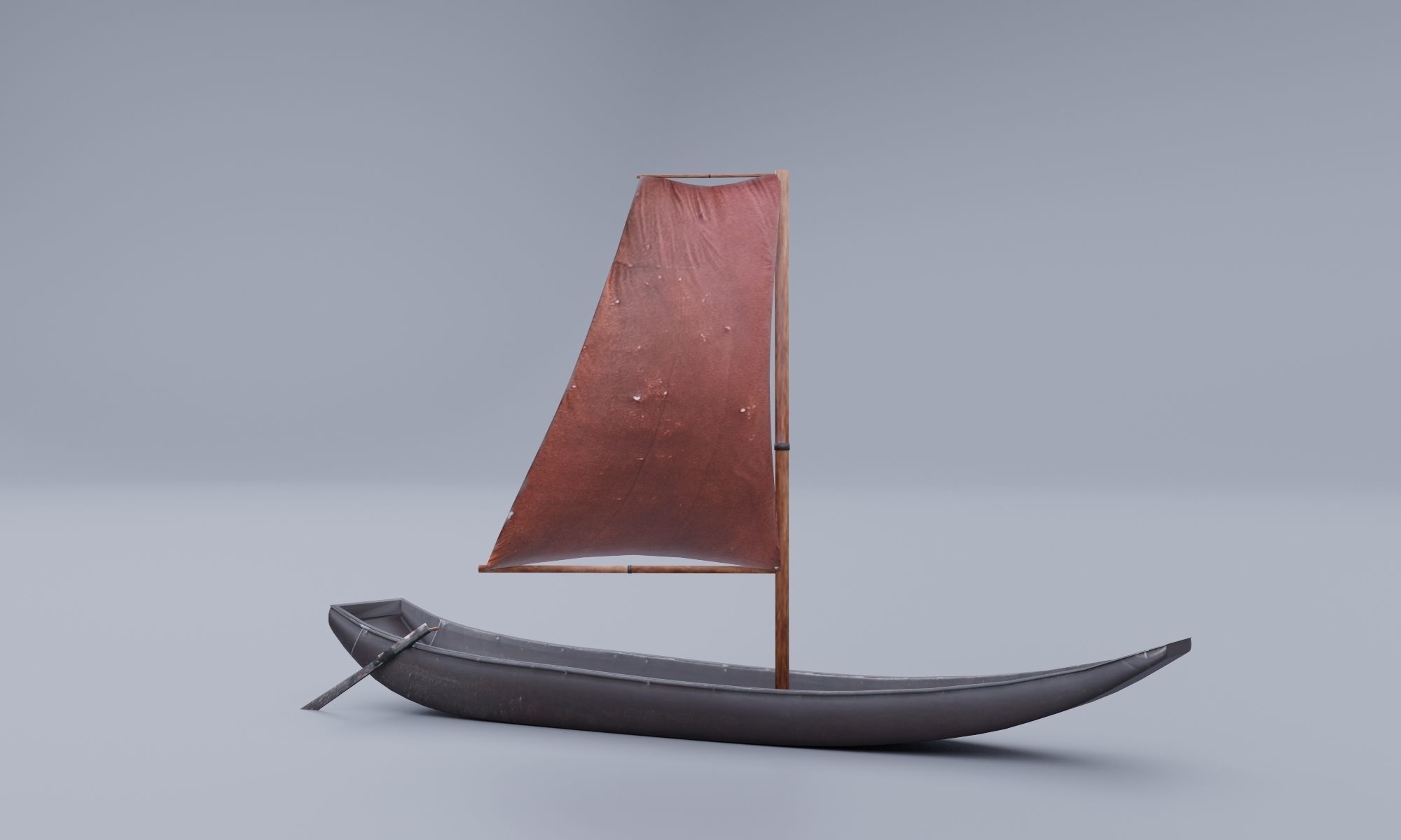 3D model Simple Low Poly Boat VR / AR / low-poly | CGTrader