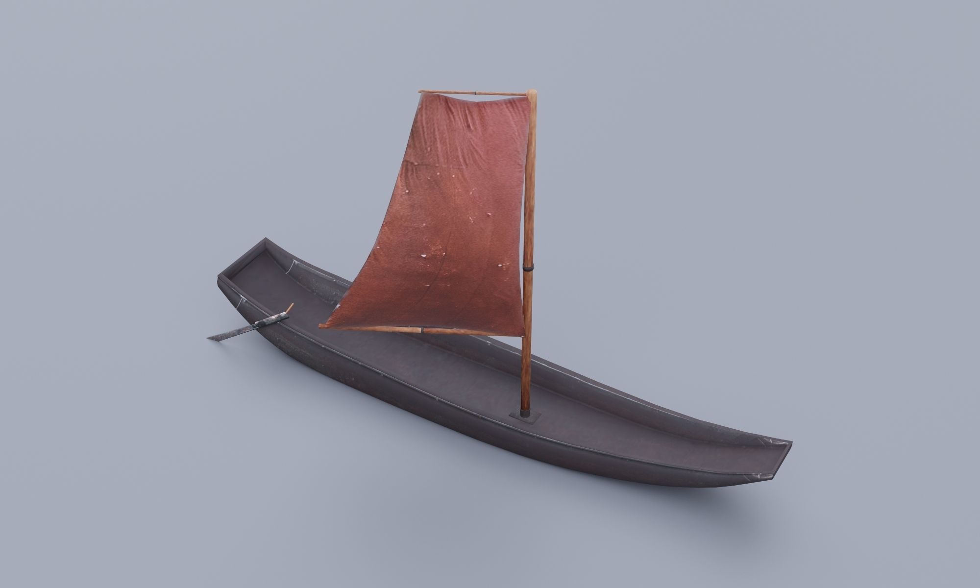 3D model Simple Low Poly Boat VR / AR / low-poly | CGTrader